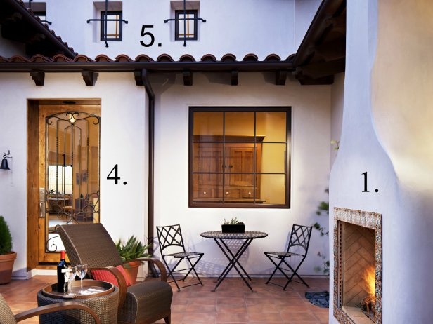 A Spanish Mission-Style Patio in San Diego | HGTV
