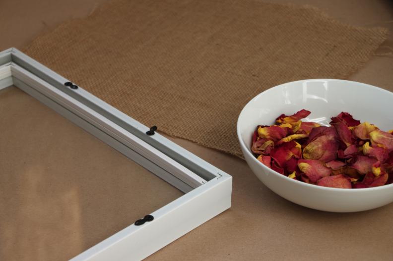 Dried Flower Shadow Box Craft | HGTV