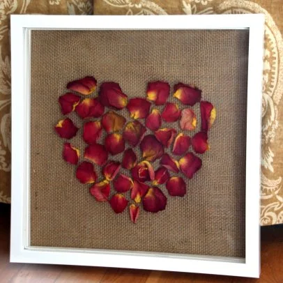 DIY Rose Petal Wall Art HGTV