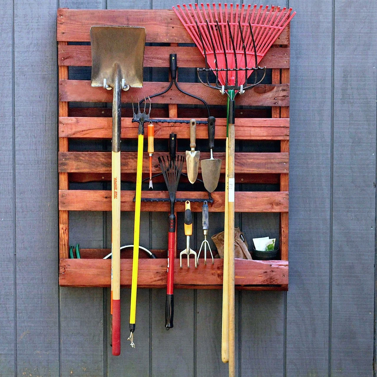 Use a Wooden Pallet to Store Your Tools HGTV