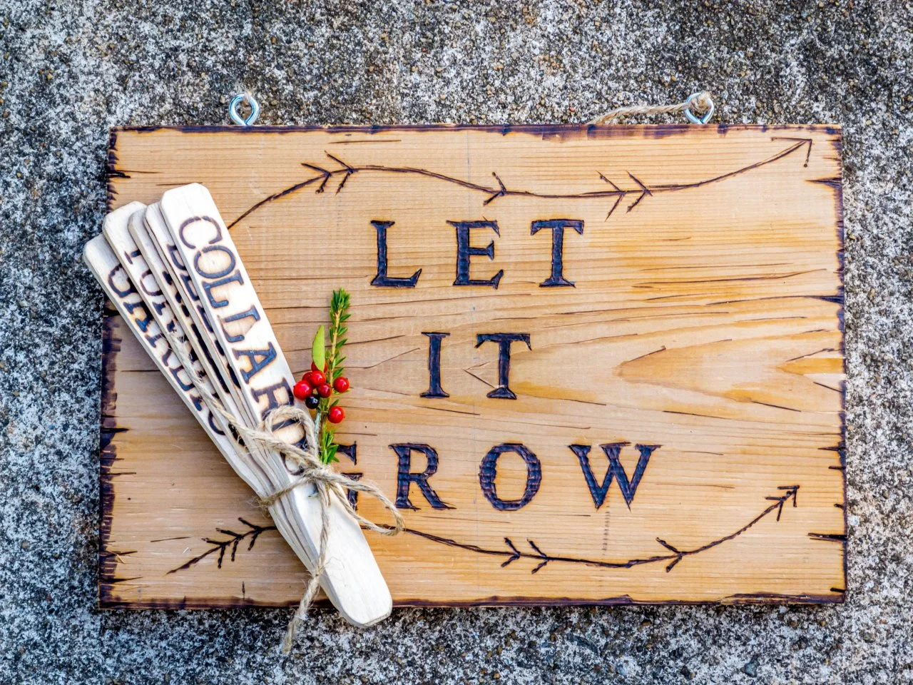 Burn Wood Plank Sign Red Cedar Signs Ideal For Large Wooden Signs