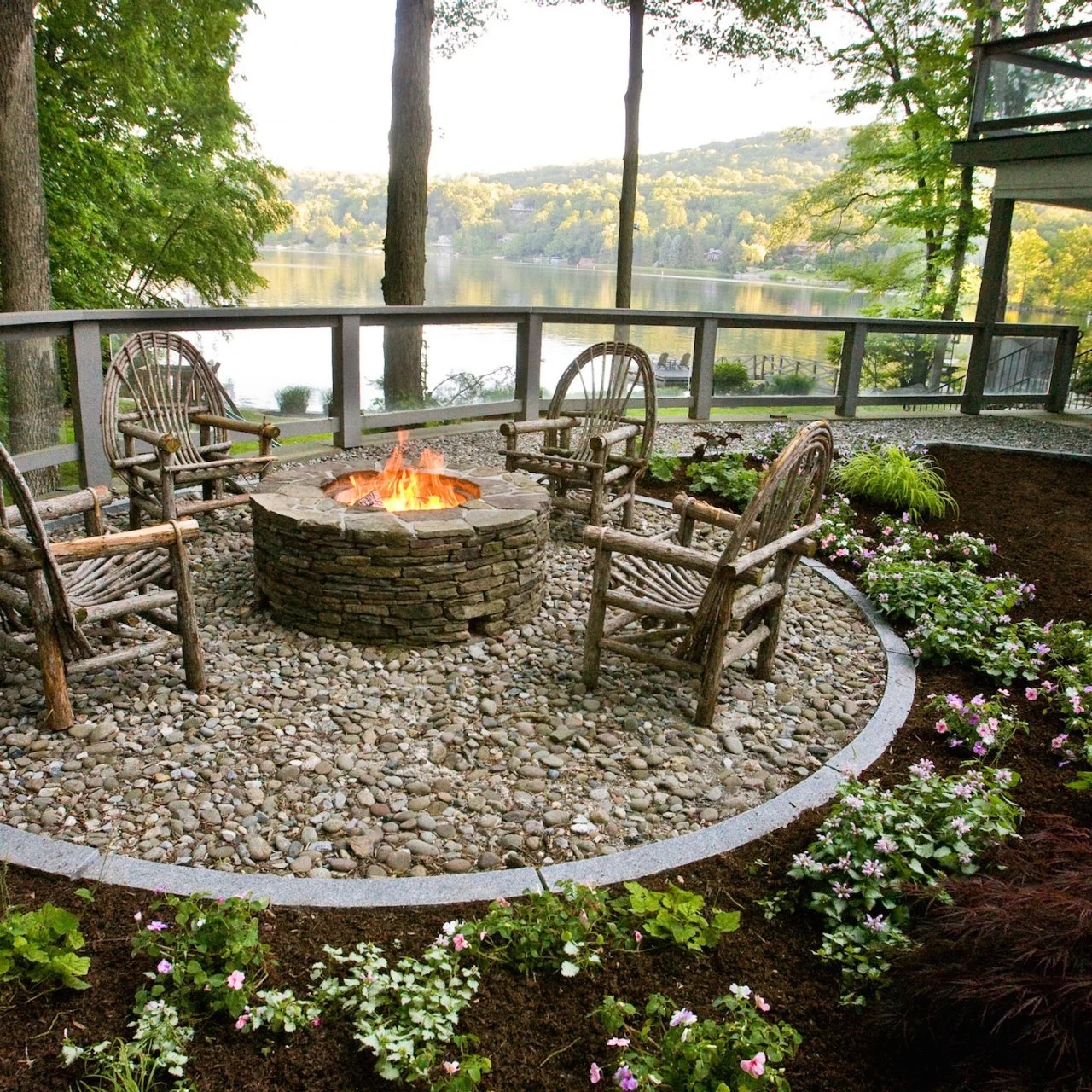 Fire Pit Gravel Hexagon Fire Pit – Murray Metalworks