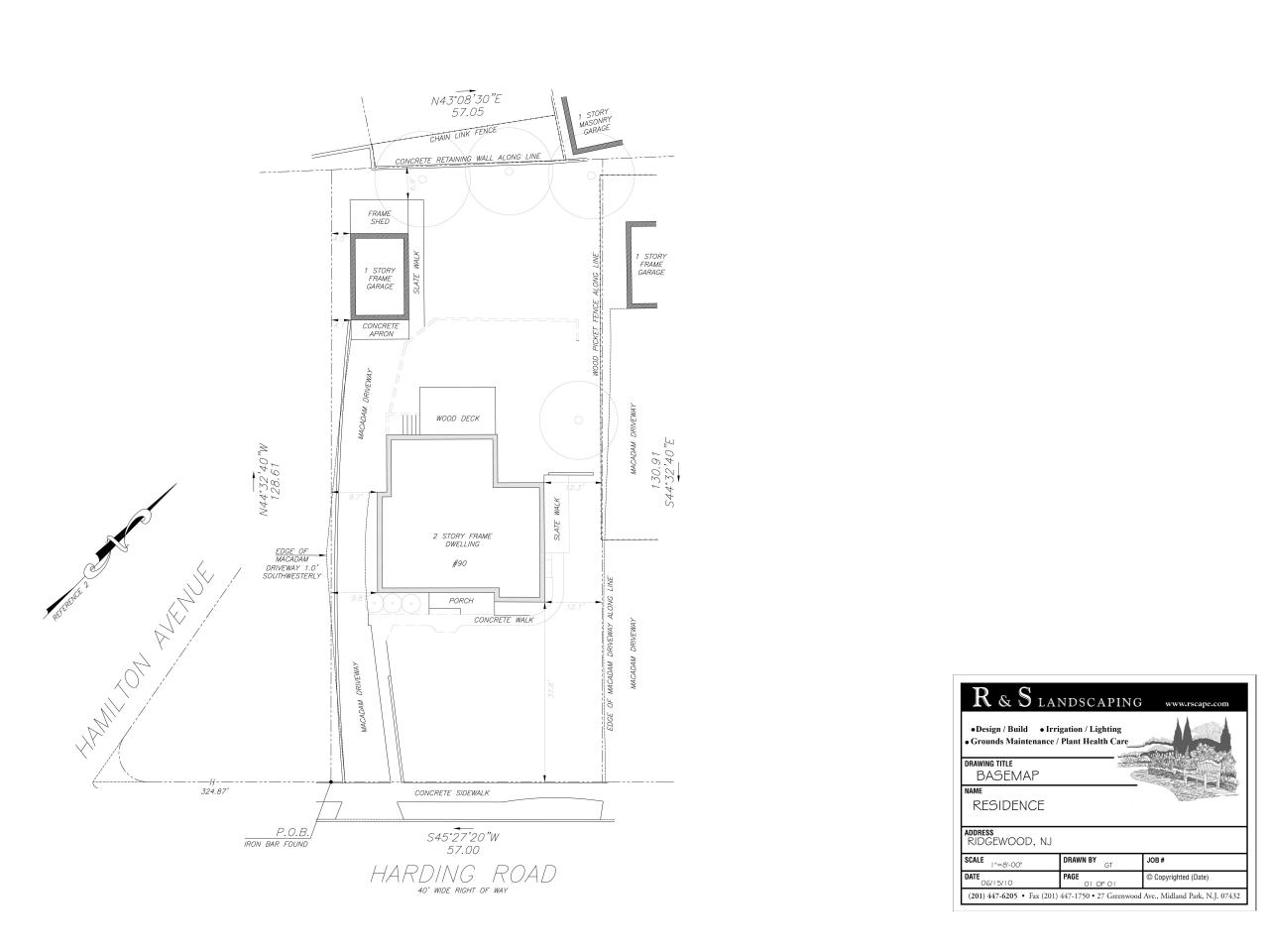 Base Plan Landscape Design