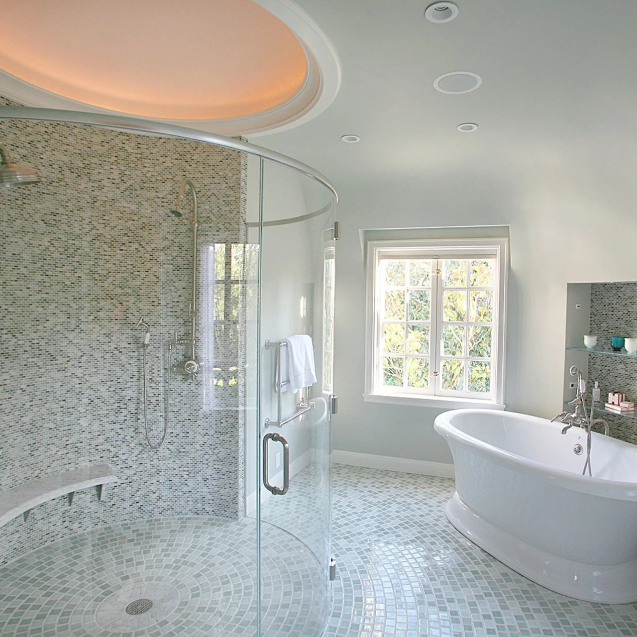 Modern Transitional Bathrooms Transitional Bathroom — Bathrooms