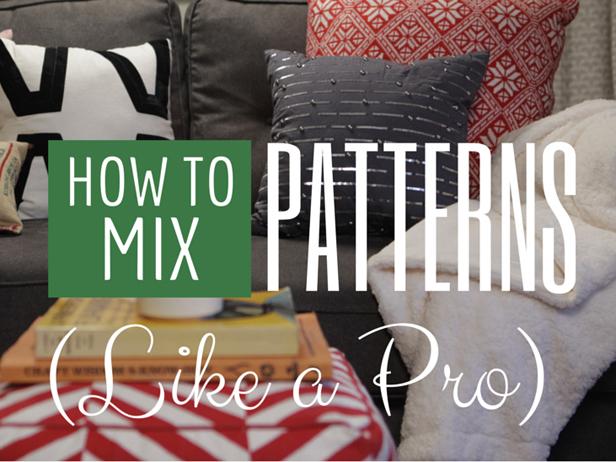 How to Mix Patterns Like a Pro | HGTV Crafternoon | HGTV