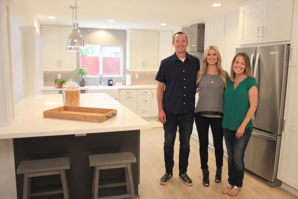 Christina Anstead's Open Concept Kitchen and Living Room With Farmhouse ...