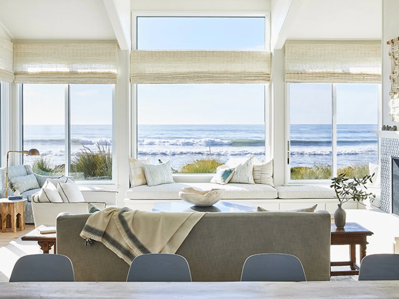 Beach vibe living room store
