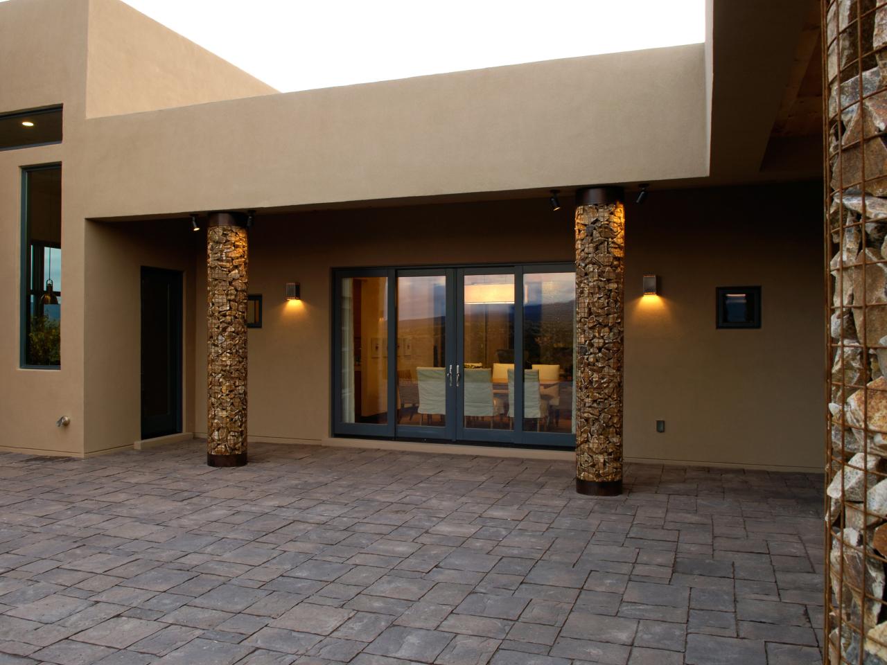 French Style Stucco Column