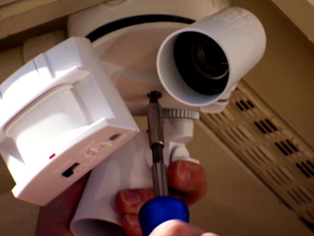 How to Install a Motion Detector | HGTV