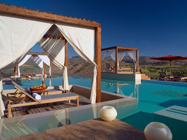 Poolside Cabanas With Canopies | HGTV