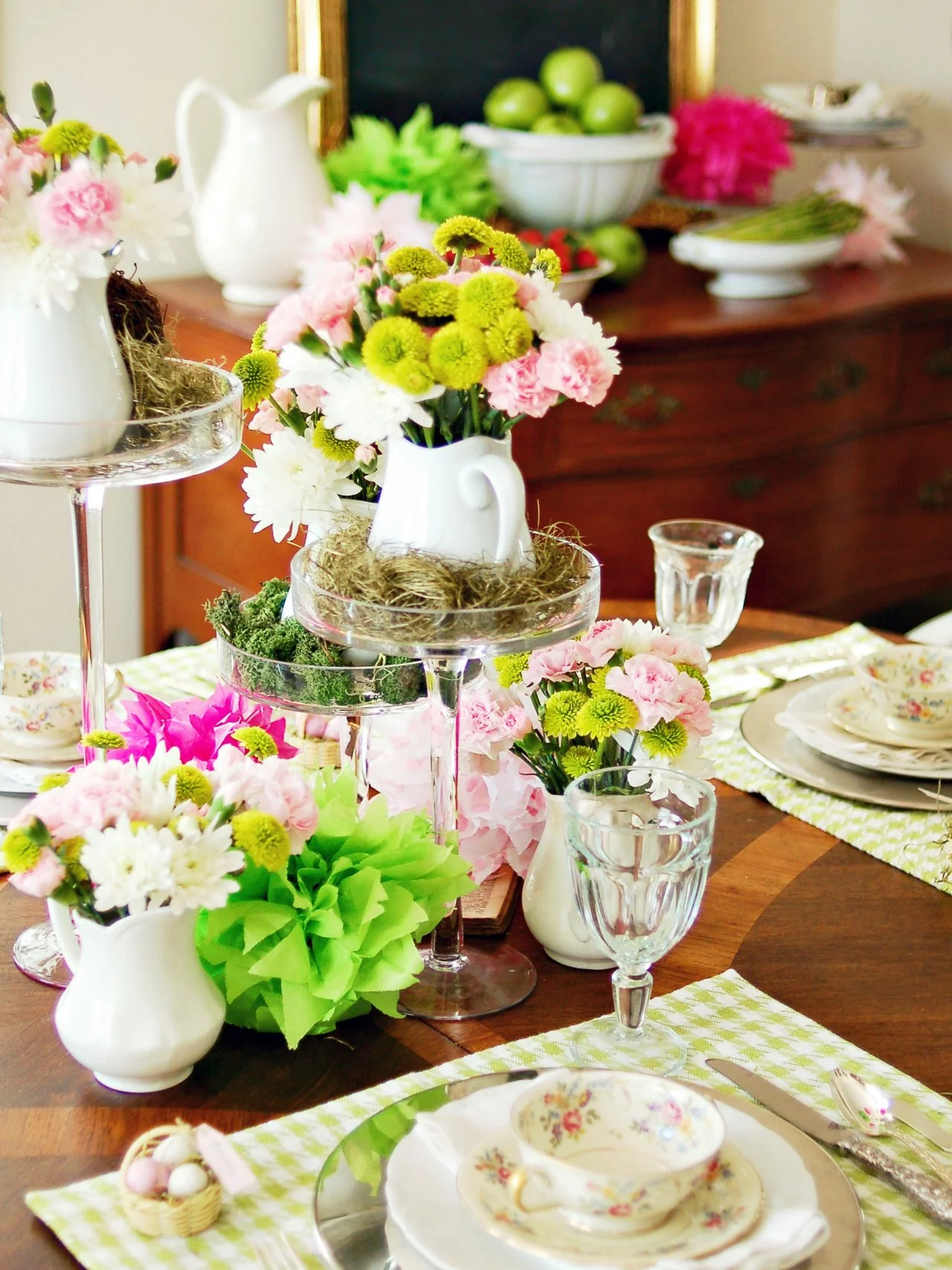 Spring Party Table Setting