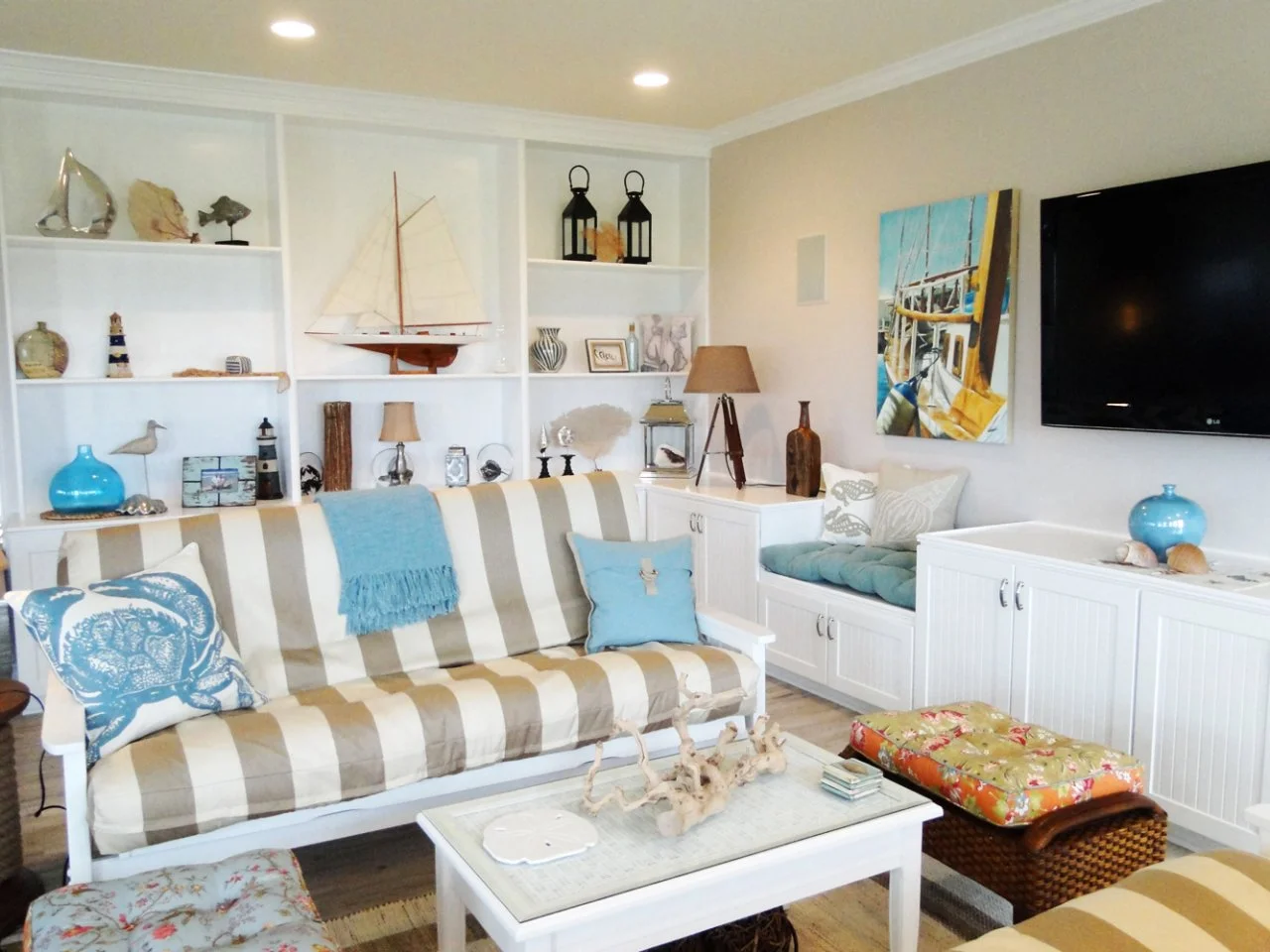 Rustic Beach Cottage Furniture Coastal Decorating Ideas | HGTV