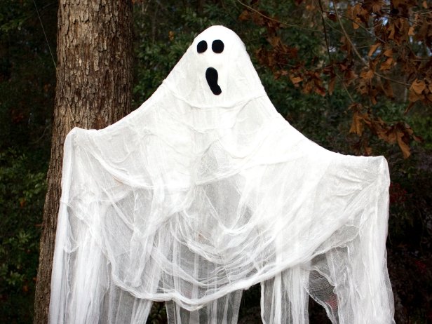 Halloween Ghost Decorations | How to Make a Cheesecloth Ghost | HGTV