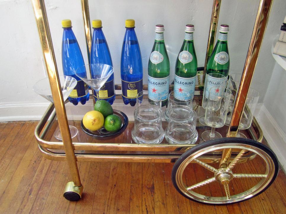 How to Style the Perfect Bar Cart | HGTV