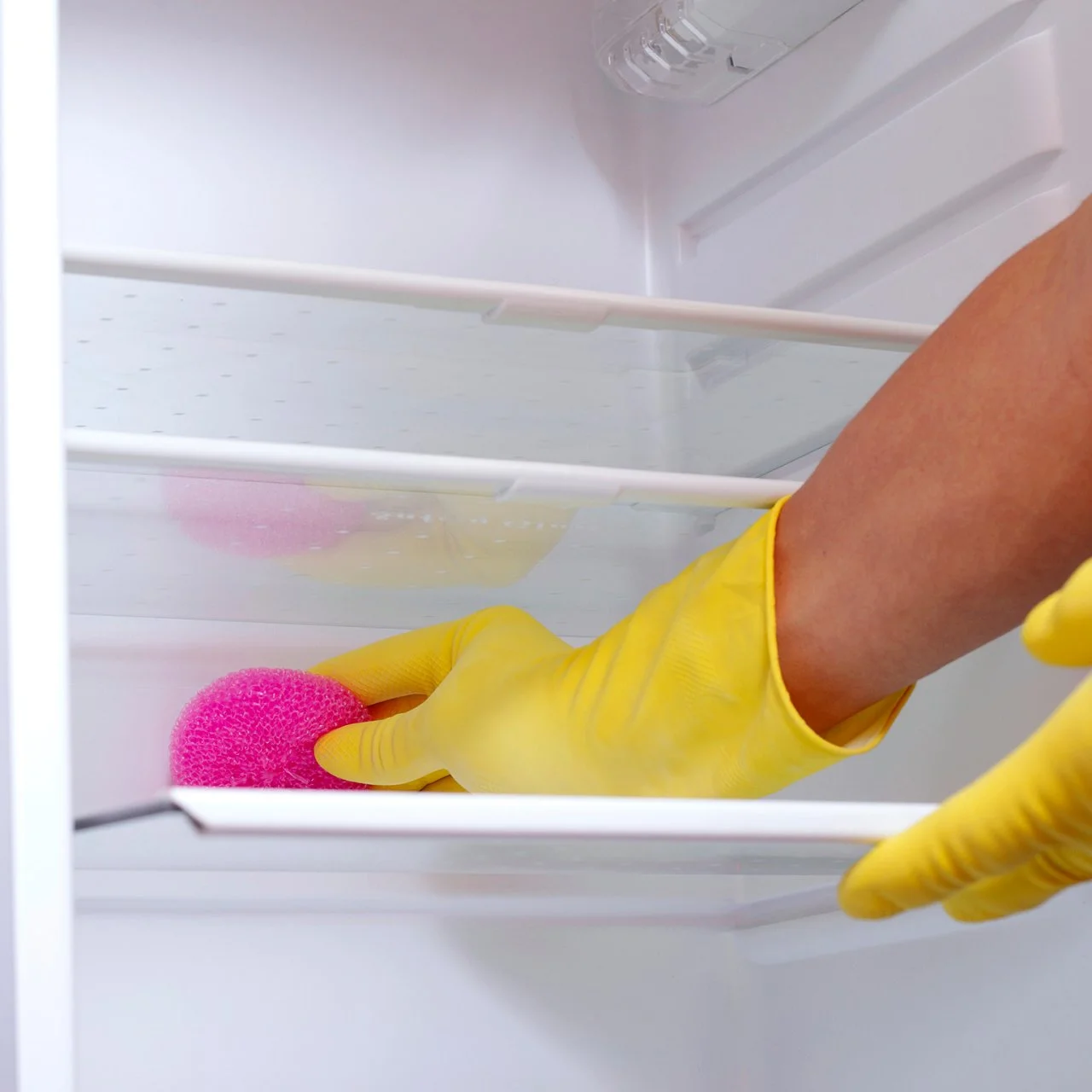 clean refrigerator inside