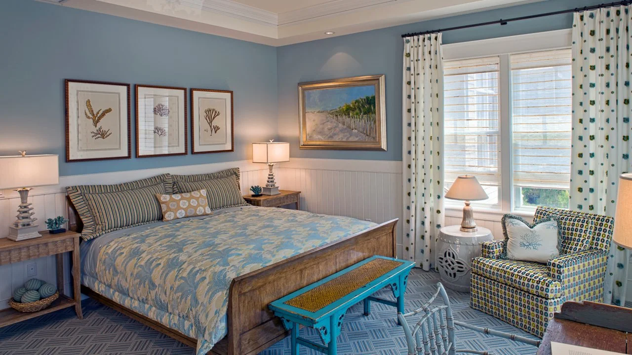 Blue Coastal Bedroom