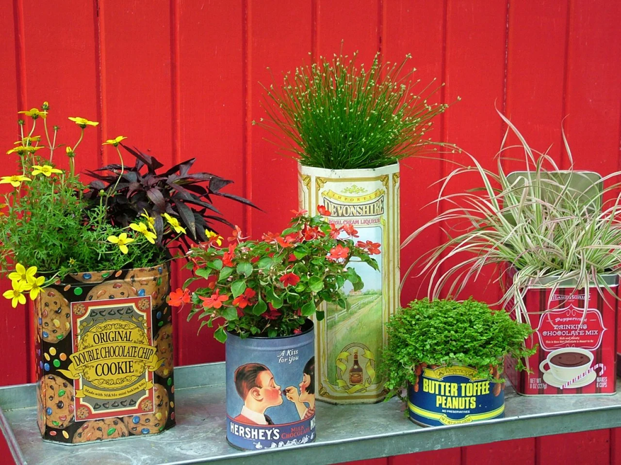Repurposed Container Garden Ideas Capers And Crayons: Repurposed