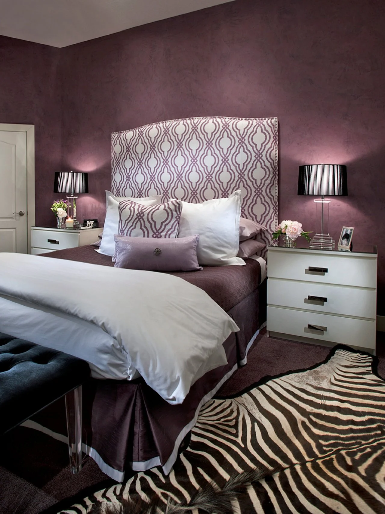 Zebra Inspired Bedroom How To Bring Trending Zebra Prints Home | HGTV