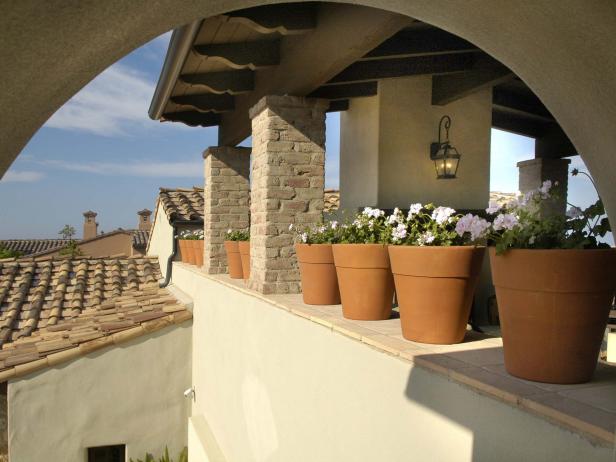 Spanish Style Roof Deck