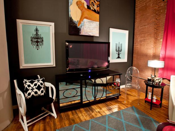 Hgtv Living Room With Loft