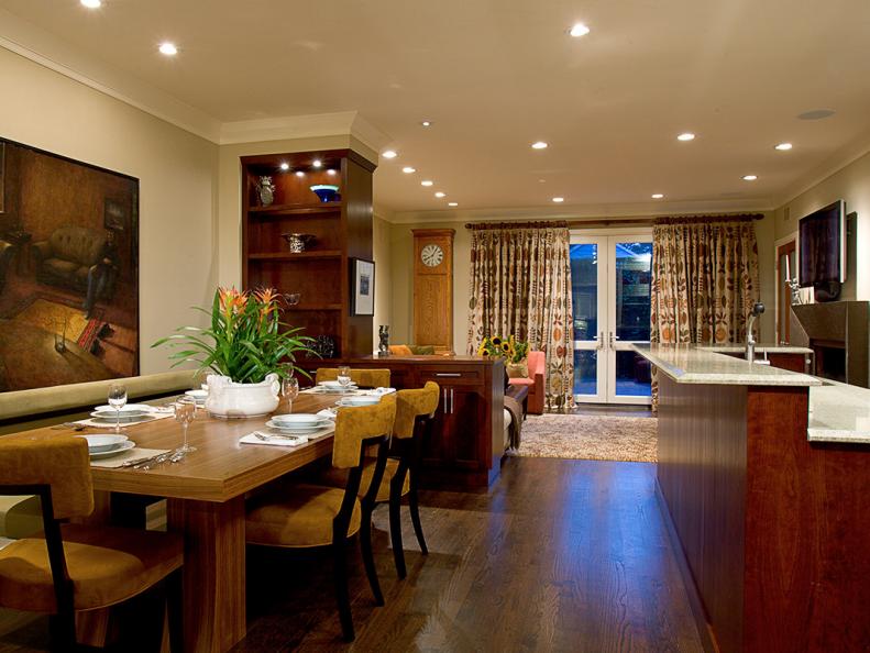 Transitional Great Room Reno | Michael Abrams | HGTV