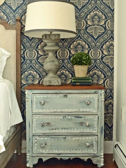 Shabby chic bedside cabinets store