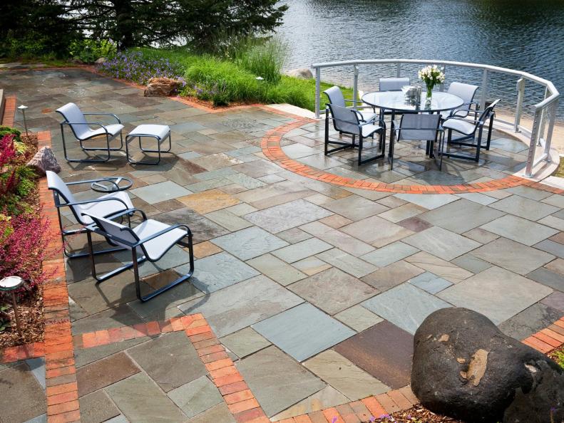 Lakeside Patio | Ginkgo Leaf Studio | HGTV