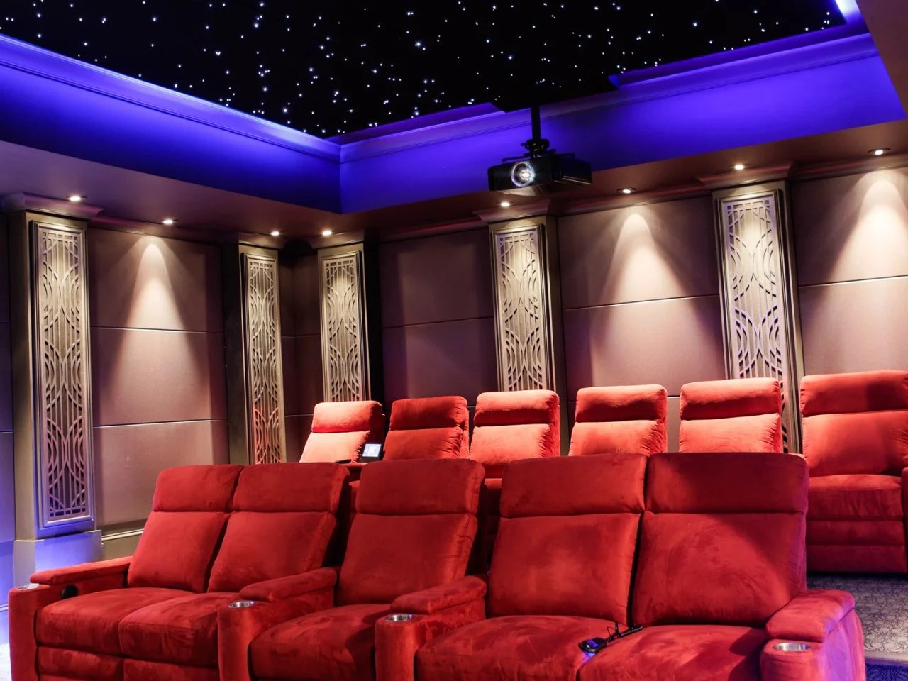 Basement Home Theater Design Decking