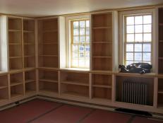 Colonial Details Inspire Home Library | Aldridge & Tanno Architects | HGTV