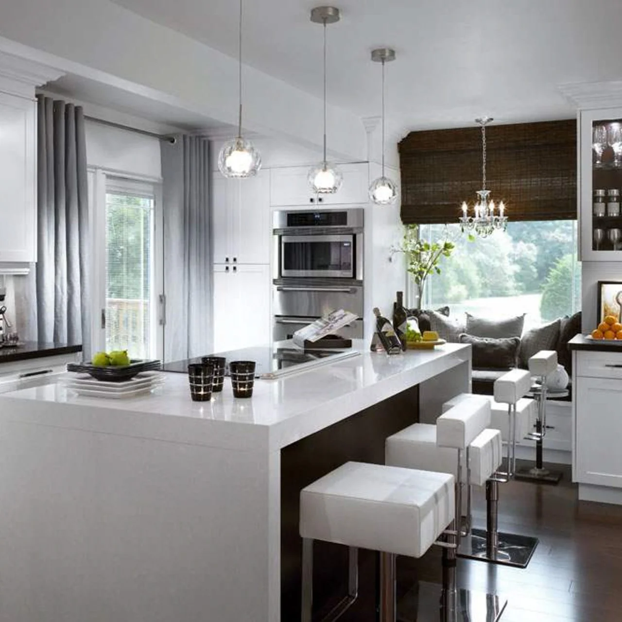 Contemporary Kitchen Window Treatments HGTV Pictures HGTV