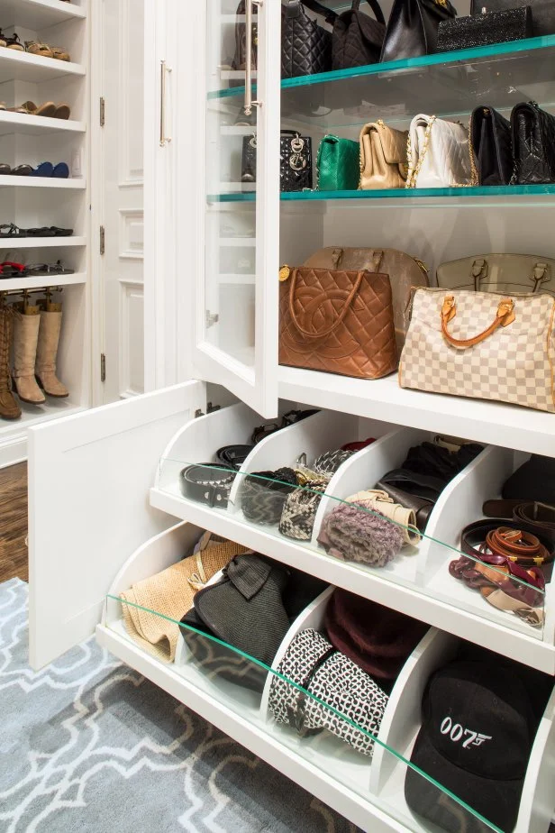 The Best Handbag Closet Organization Ideas | HGTV