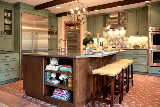 Cheery Rustic Kitchen | HGTV