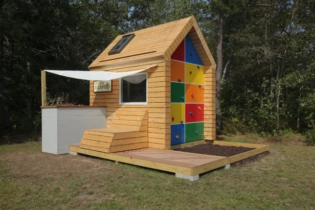 Eco-Friendly Playhouse Takes Fun to New Heights | HGTV