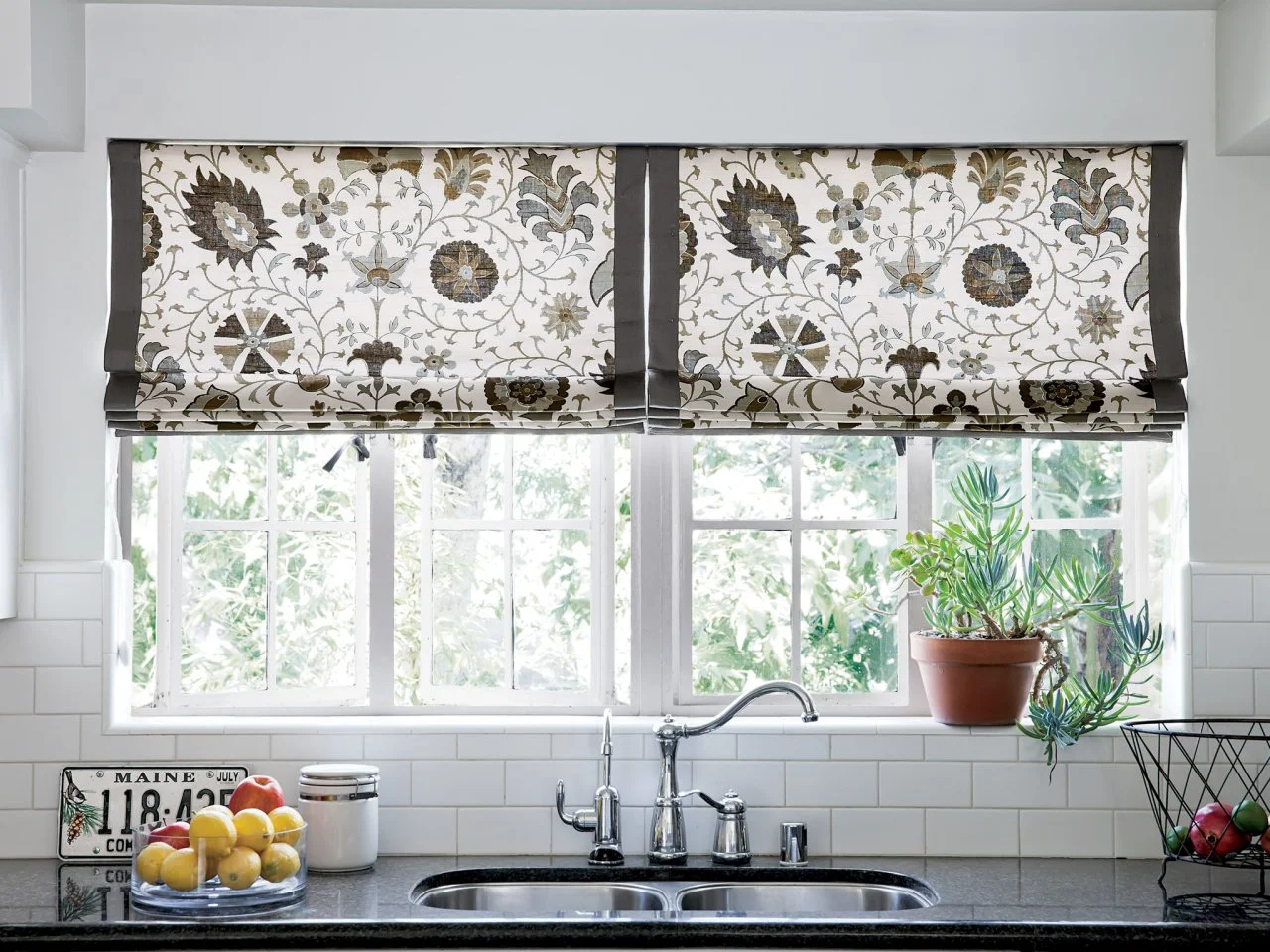 Kitchen window scarf store