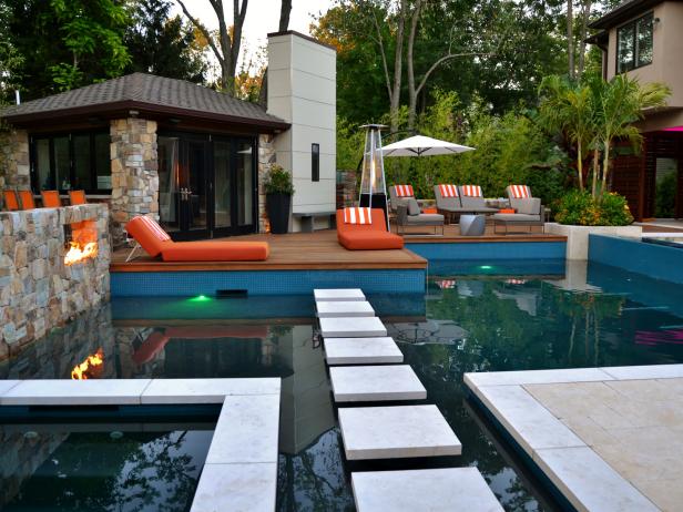 Geometric Pool Designs Homes