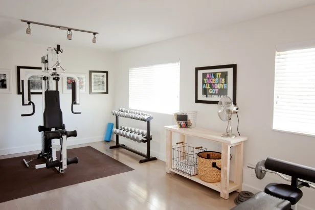 contemporary home gym