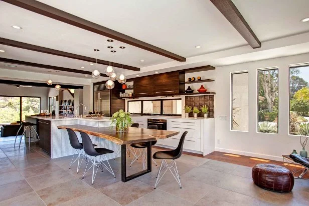 Contemporary Kitchen With a Touch of Nature | HGTV