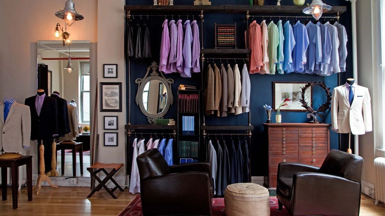 men's clothes closet