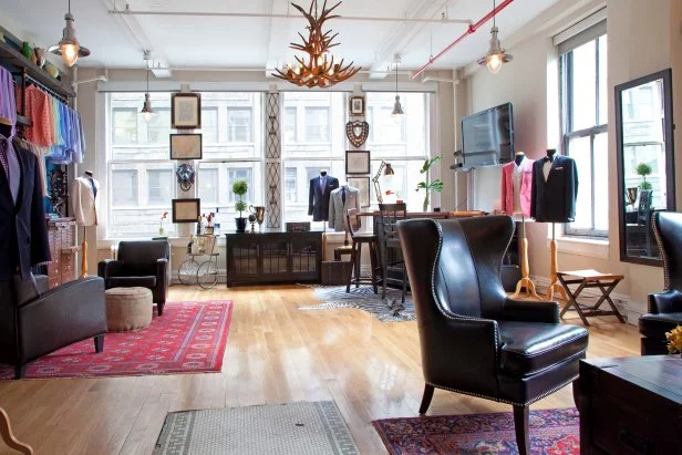 Men's Tailor Shop Full of Vintage Touches | HGTV