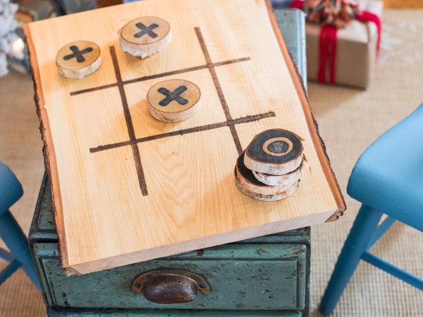 Handmade Gift Idea: Make a Classic Tic-Tac-Toe Board | HGTV