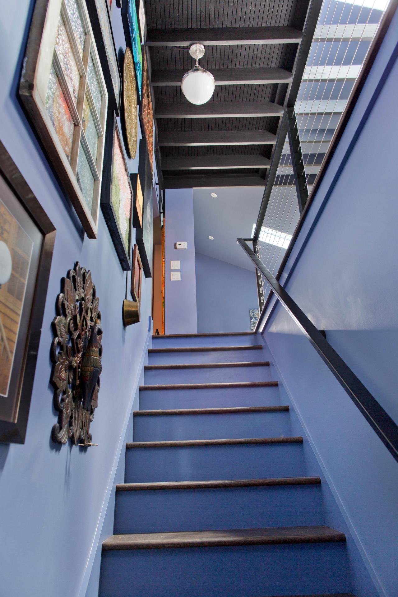 Stairway Inside Of Garage