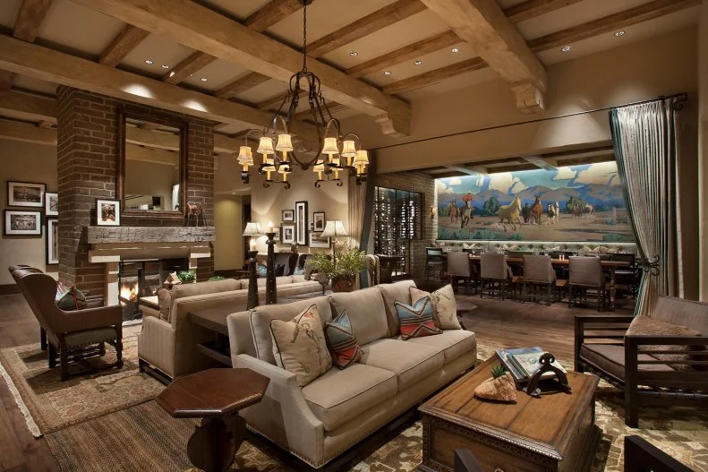 Rustic Southwestern Country Club Renovation | HGTV