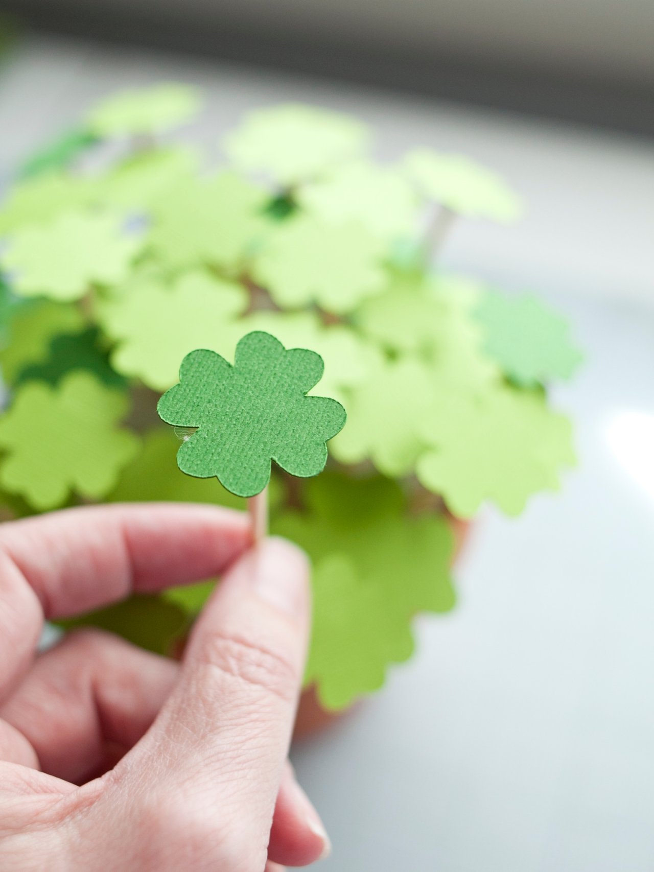 How to Make Potted Paper Clovers | HGTV