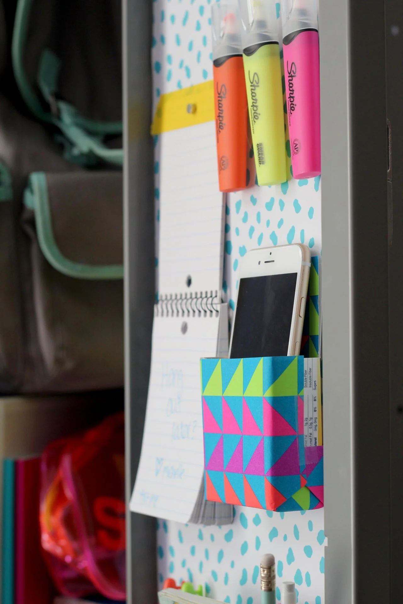 Make Your Own Locker Wallpaper 22 DIY Locker Decorating Ideas | HGTV