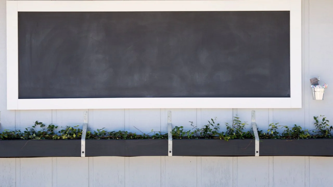 How to Build an Outdoor Chalkboard HGTV