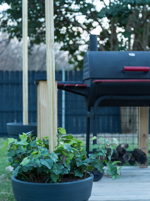 How to Hang Outdoor String Lights From DIY Posts | HGTV