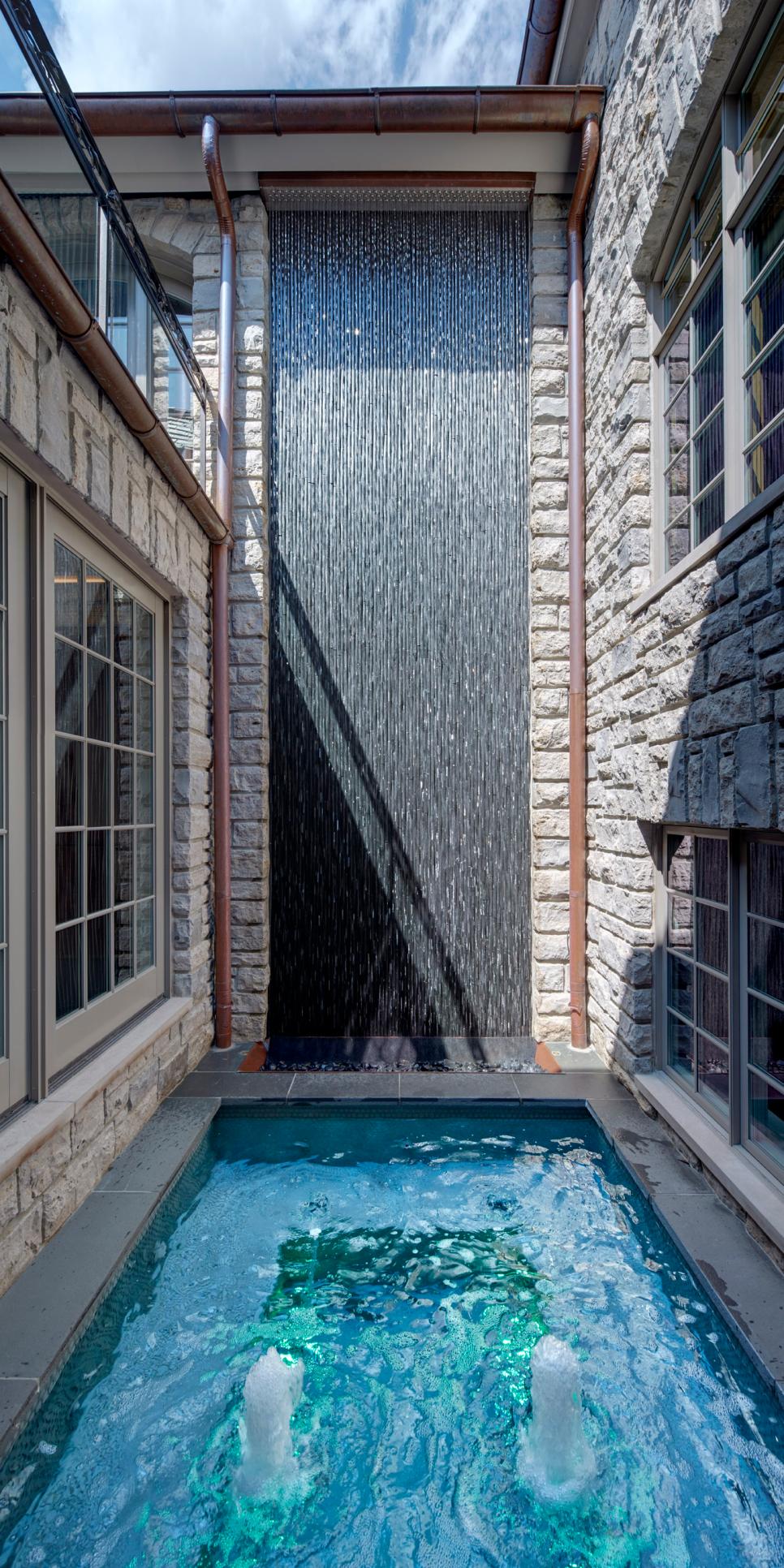 Spa Waterfall Flowers