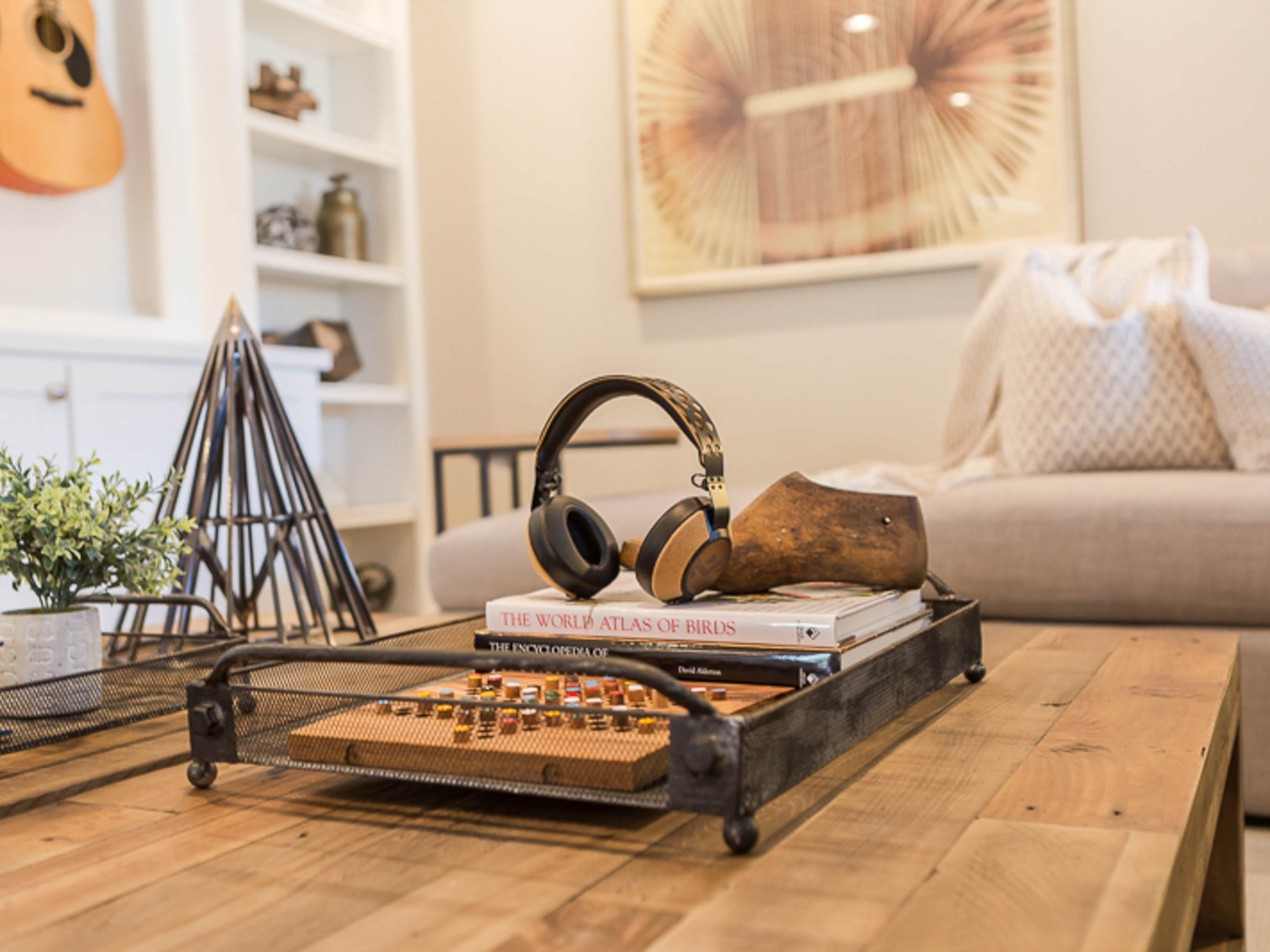 Kitchen & Dining Trays & Platters colorful Try Ottoman Tray Triangle ...