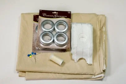 How To Make Grommet Curtains Total Blackout Linen Blend Grommet