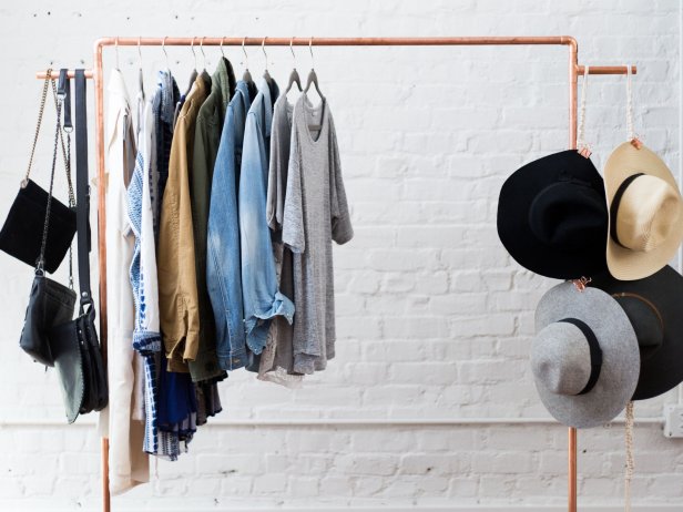DIY Copper Clothes Rack | Room Makeovers to Suit Your Life | HGTV
